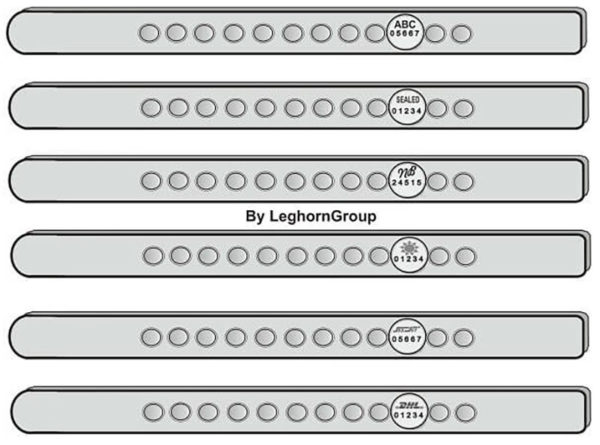 High security container barrier seal BLOCK BAR - LeghornGroup India