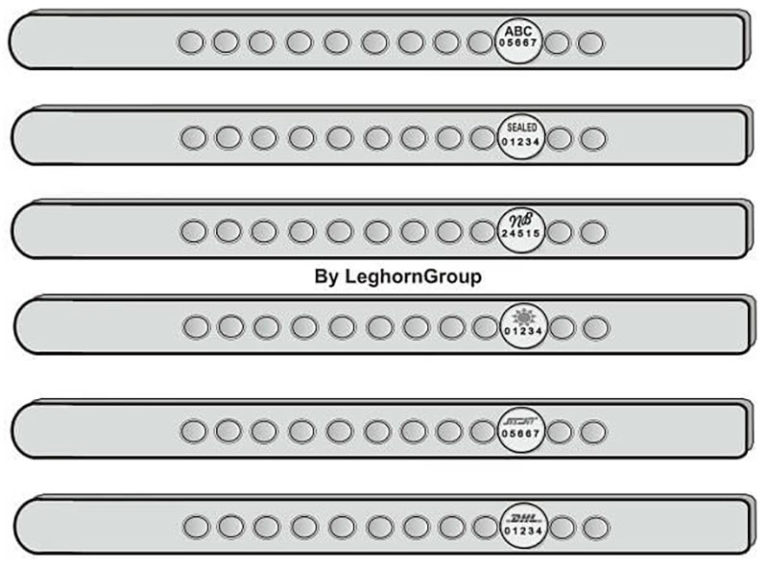 High security container barrier seal BLOCK BAR - LeghornGroup India
