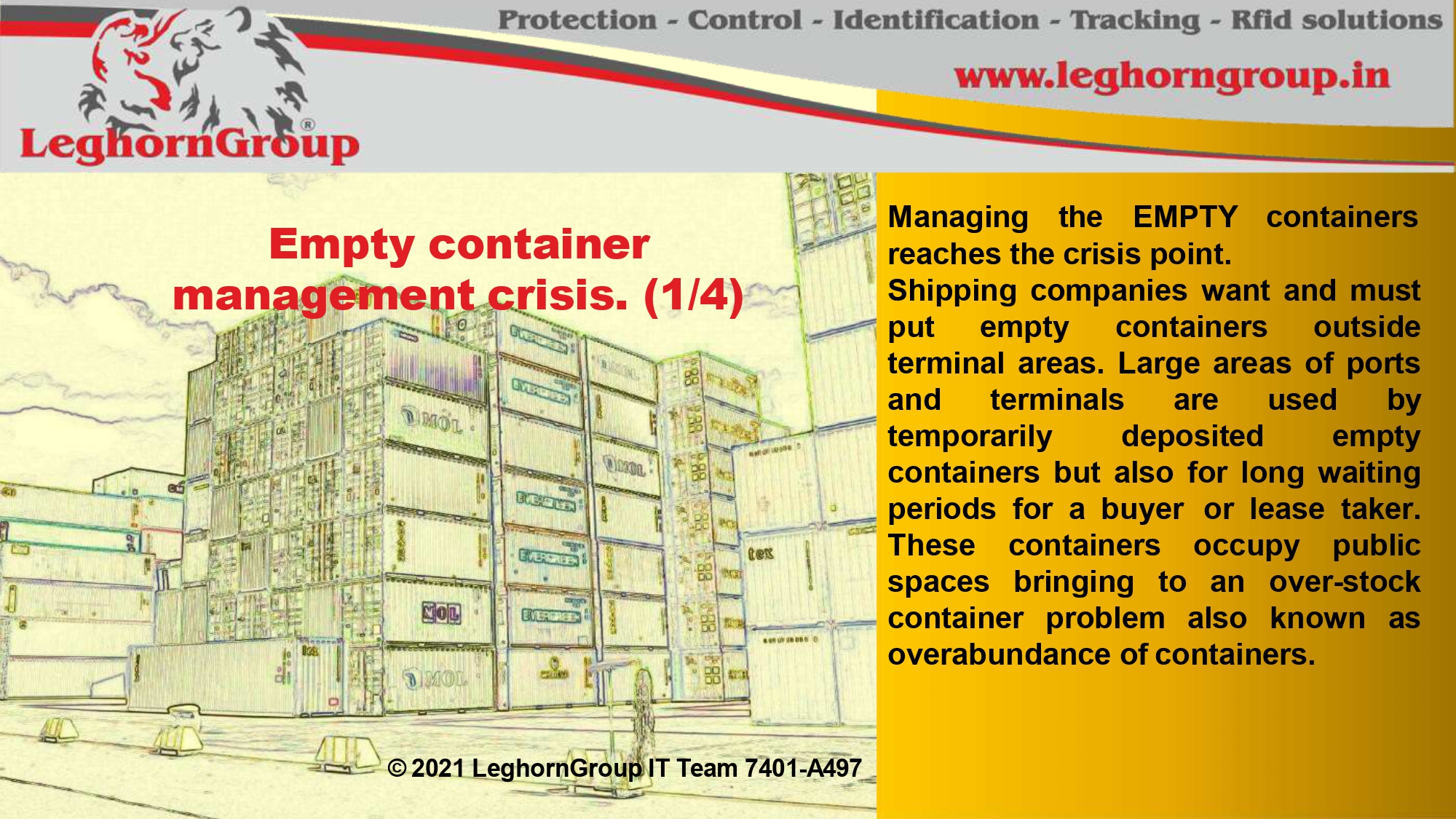 Empty container management crisis. - LeghornGroup India
